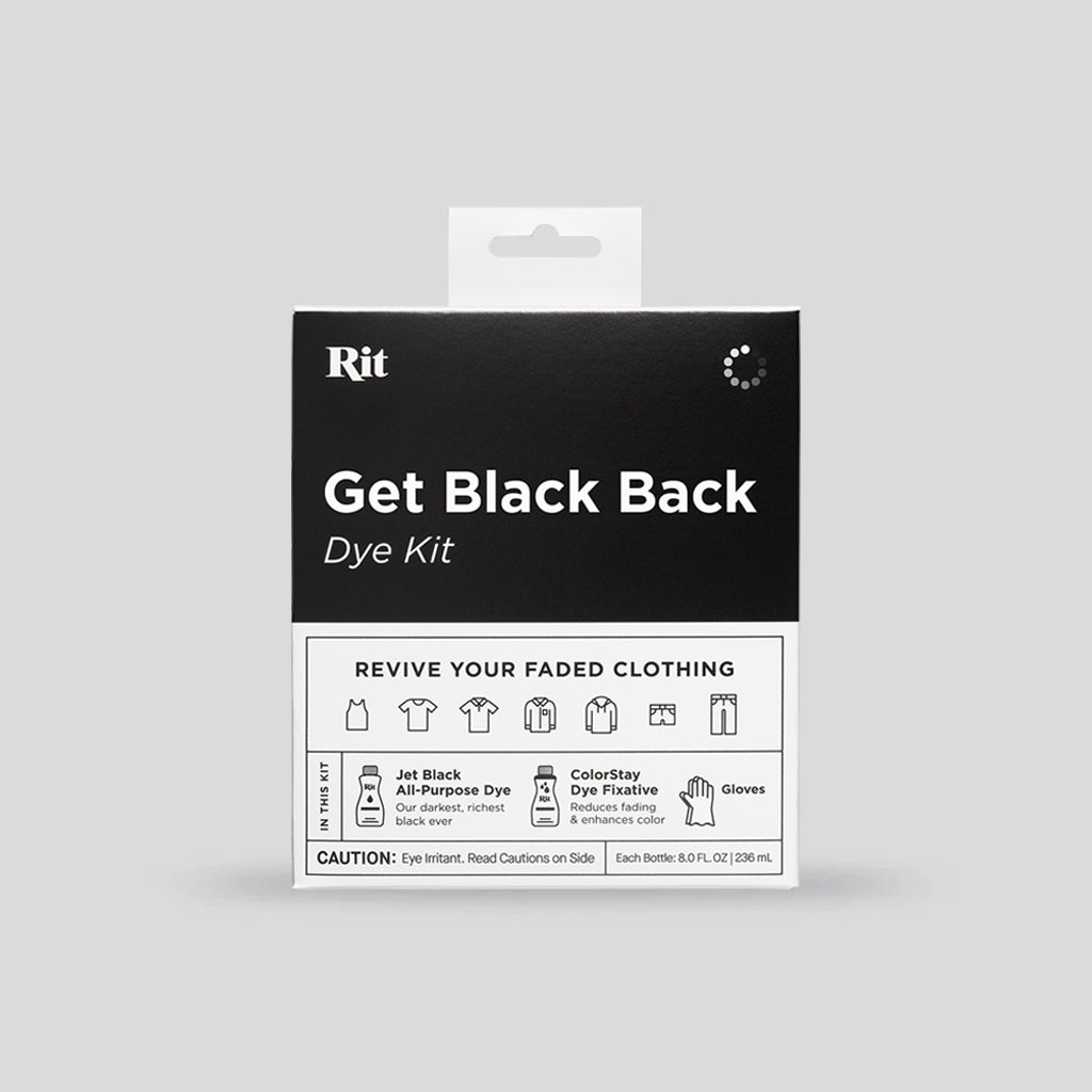 Rit Get Black Back Dye Kit | Fabric Dye | Rit Dye – Rit Dye UK